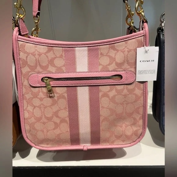 Coach | Bags | New Dempsey File Bag In Signature Jacquard With Stripe ...